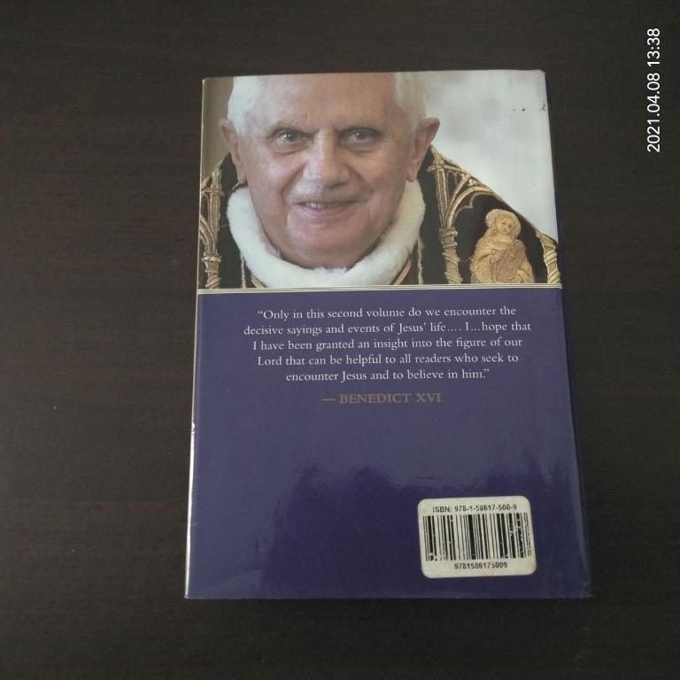 Jesus of Nazareth: Holy Week - Joseph Ratzinger, Hobbies & Toys, Books ...