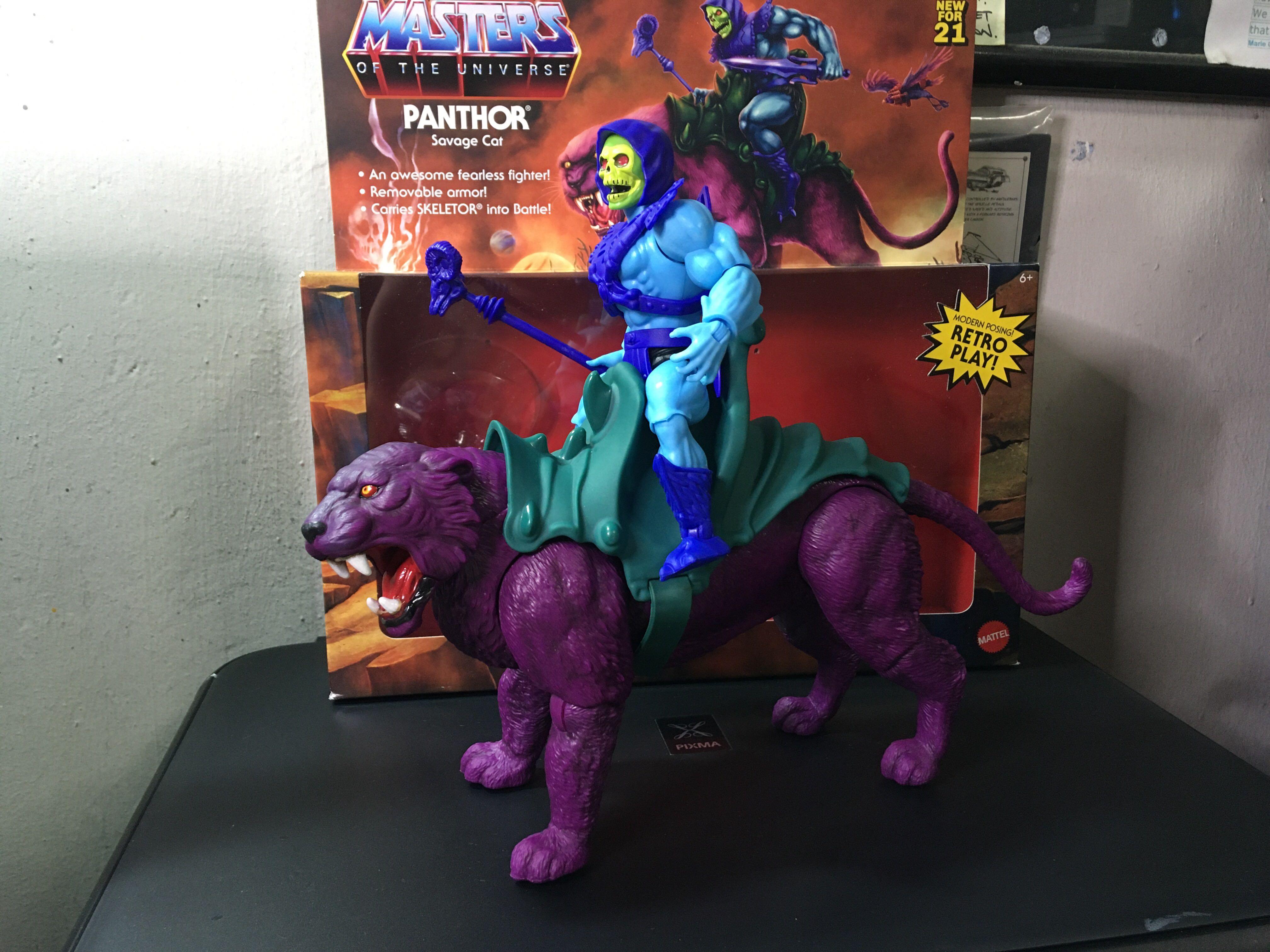Masters of the Universe (Motu) Origins Panthor [Custom], Hobbies & Toys ...