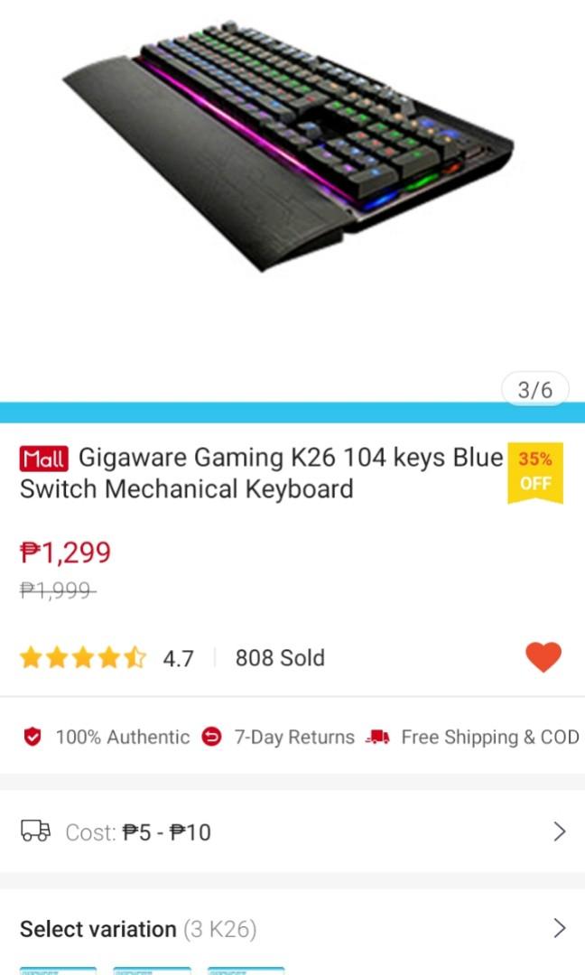 Mechanic keyboard, Computers & Tech, Parts & Accessories, Computer ...