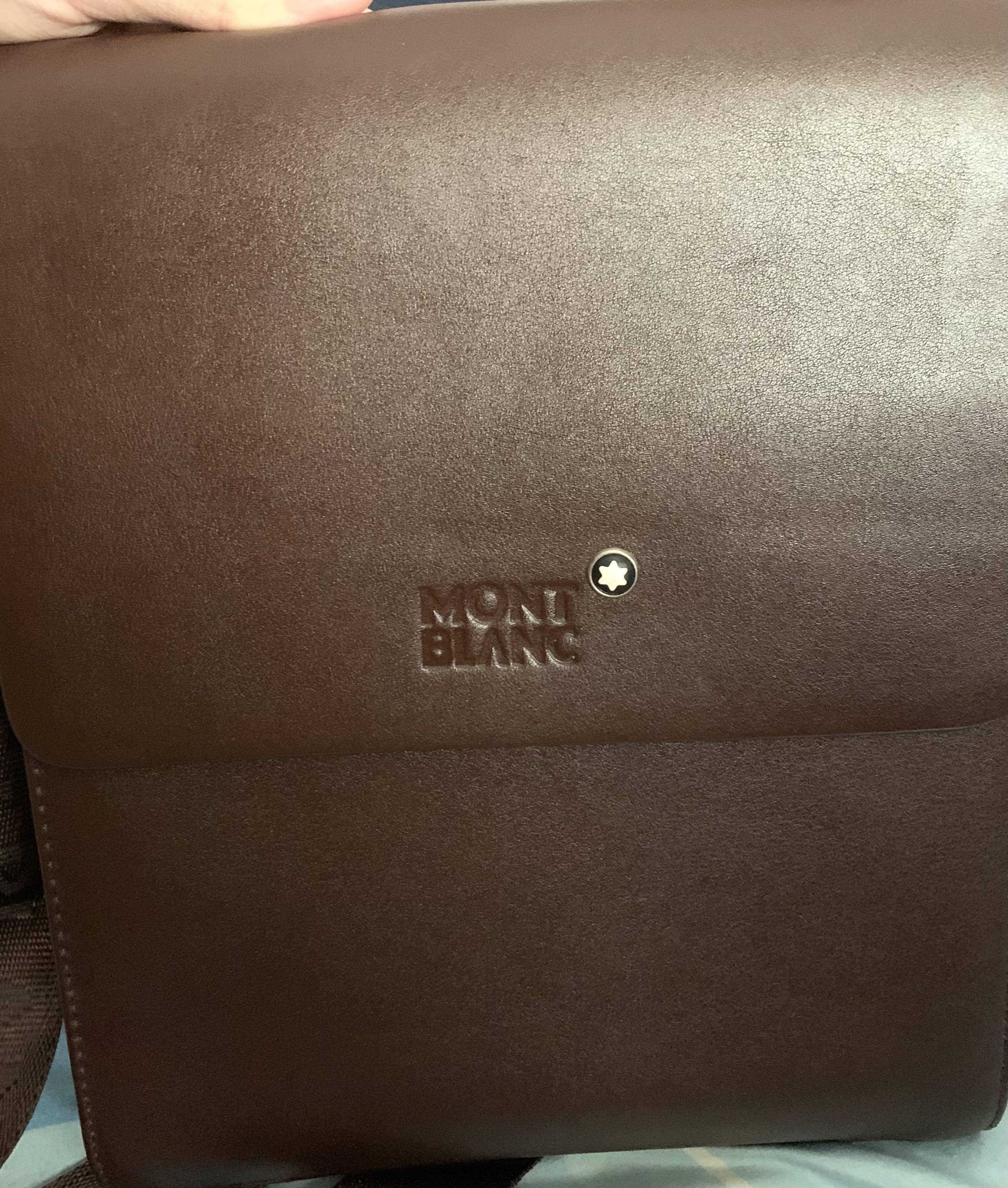 Mont Blanc Brown Sling Bag, Men's Fashion, Bags, Sling Bags on Carousell