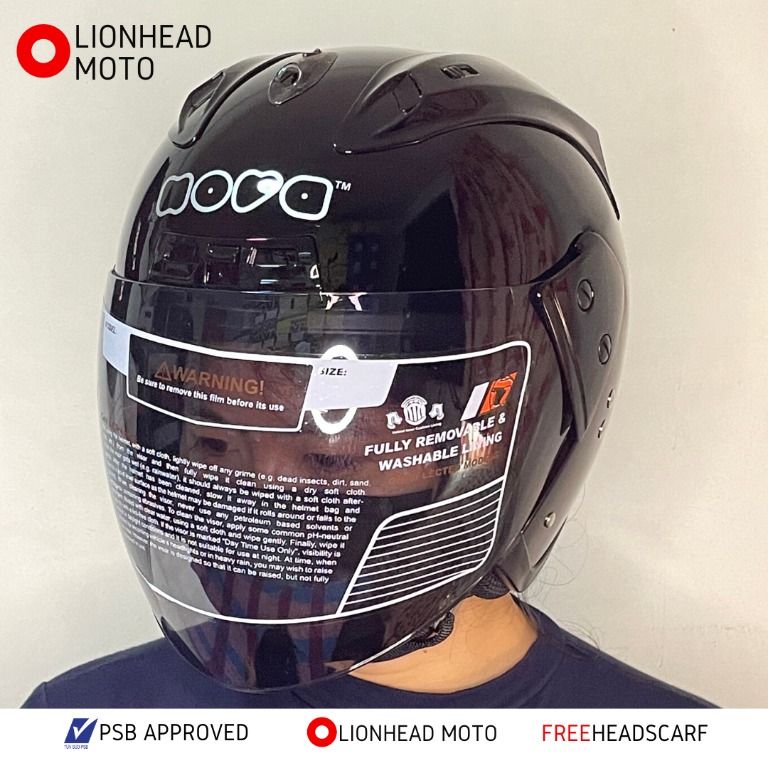 NOVA Helmets PSB, Motorcycles, Motorcycle Apparel on Carousell