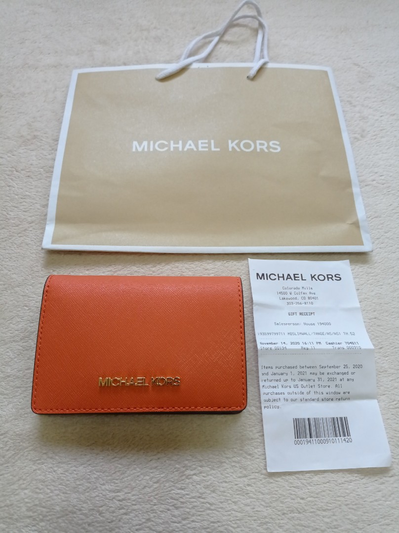 Original MK Bifold Wallet, Luxury, Bags & Wallets on Carousell