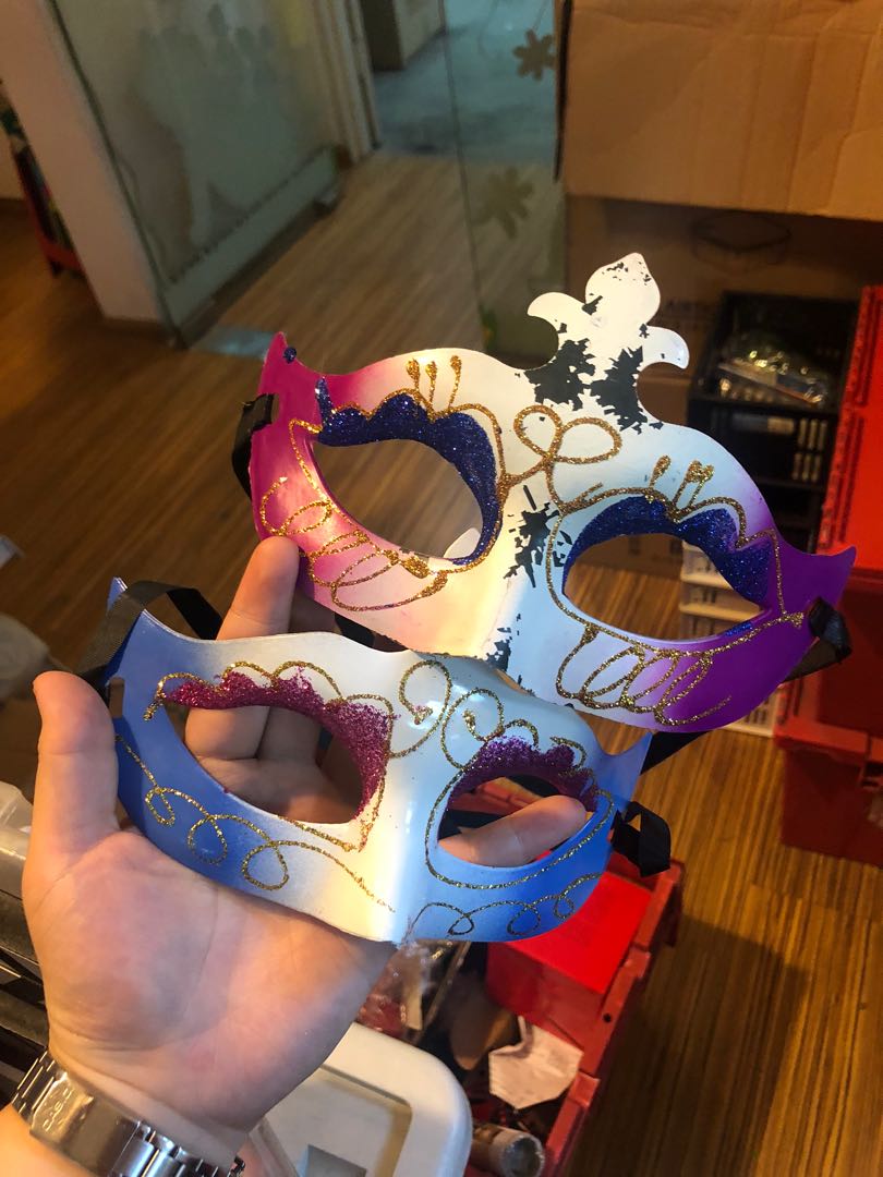 Photo Booth Props - Masquerade Masks, Women's Fashion, Jewelry ...