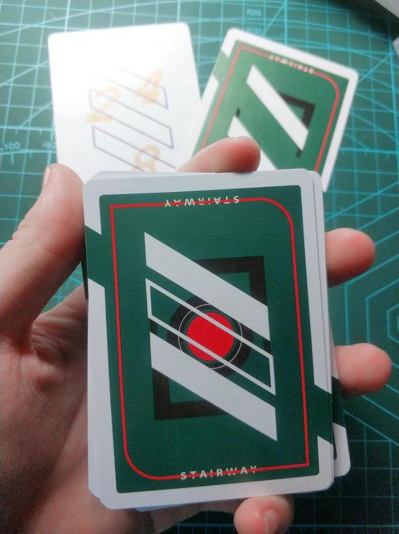 Poker Cards - Moss Green STAIRWAY Playing Cards. Printed by USPCC 2020 ...
