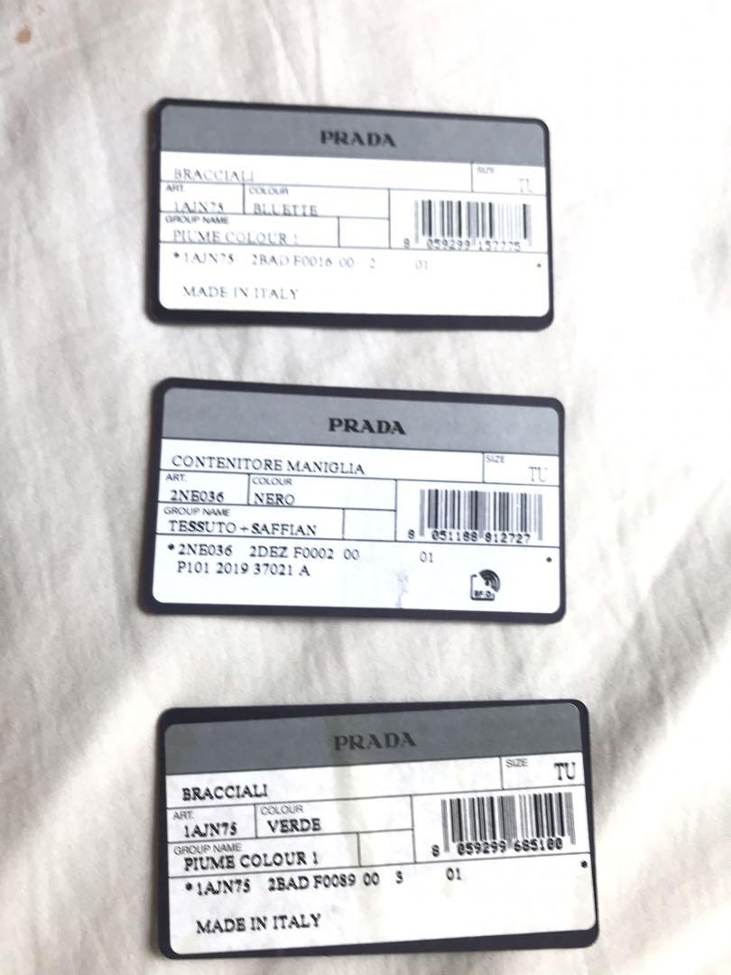 prada tag harga receipt booklet dustbag limited dust bag dust bag paper ...