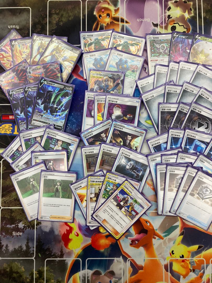Ptcg 鋼deck, 興趣及遊戲, 玩具 & 遊戲類 - Carousell