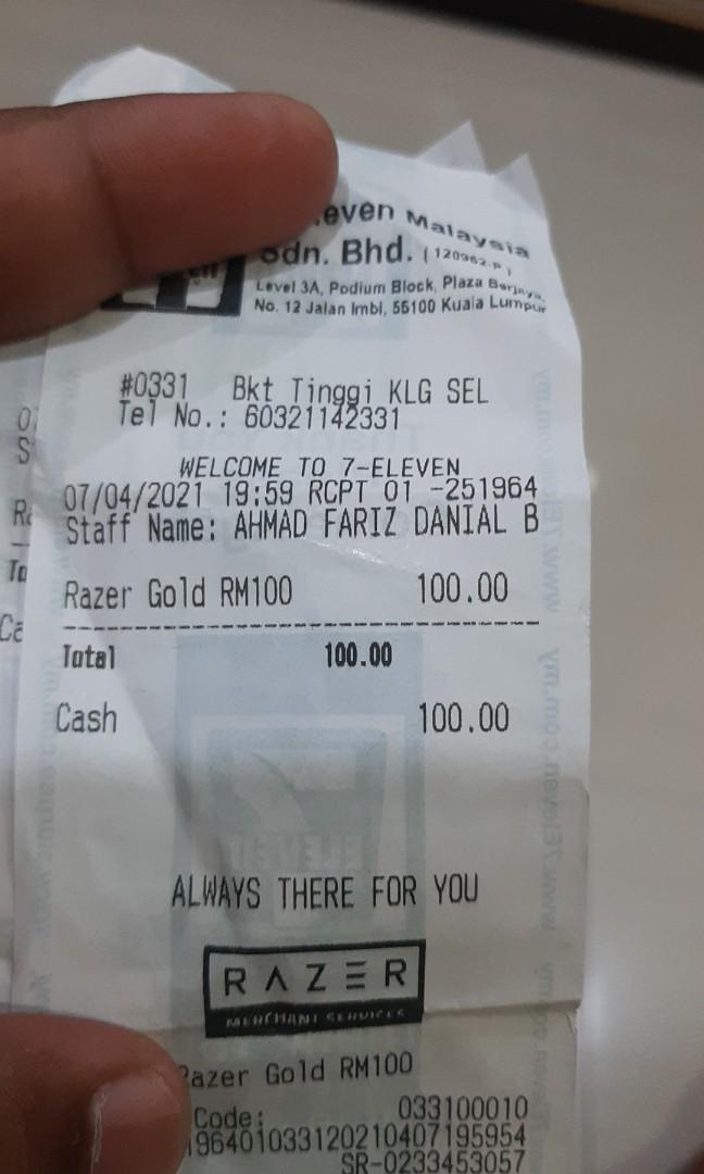 Razer Gold RM200, Video Gaming, Gaming Accessories, Cases & Covers on ...