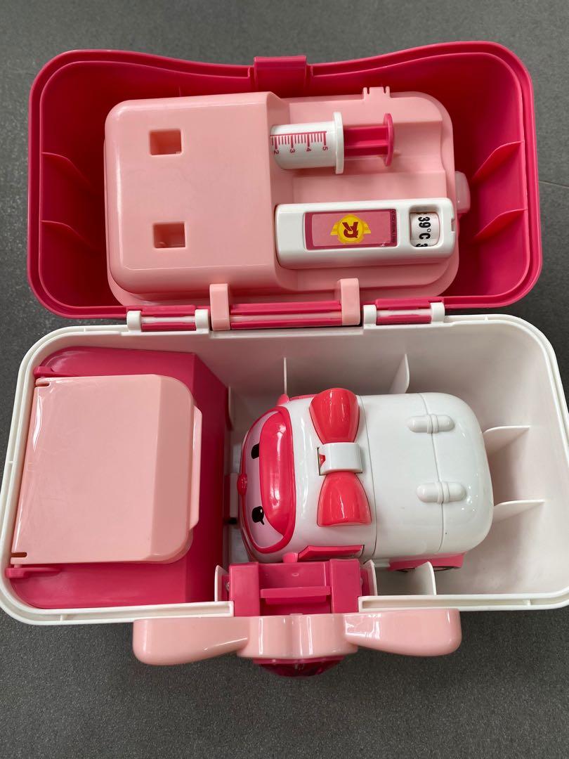 Robocar Poli Amber Ambulance Deluxe Transformer Doctor Pretend Play Kit ...