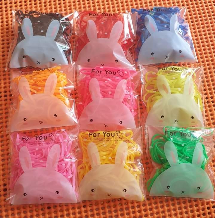 SANRIO DISPOSABLE HAIR RUBBER BAND PONYTAILS HAIR TIE PANALI, Women's ...