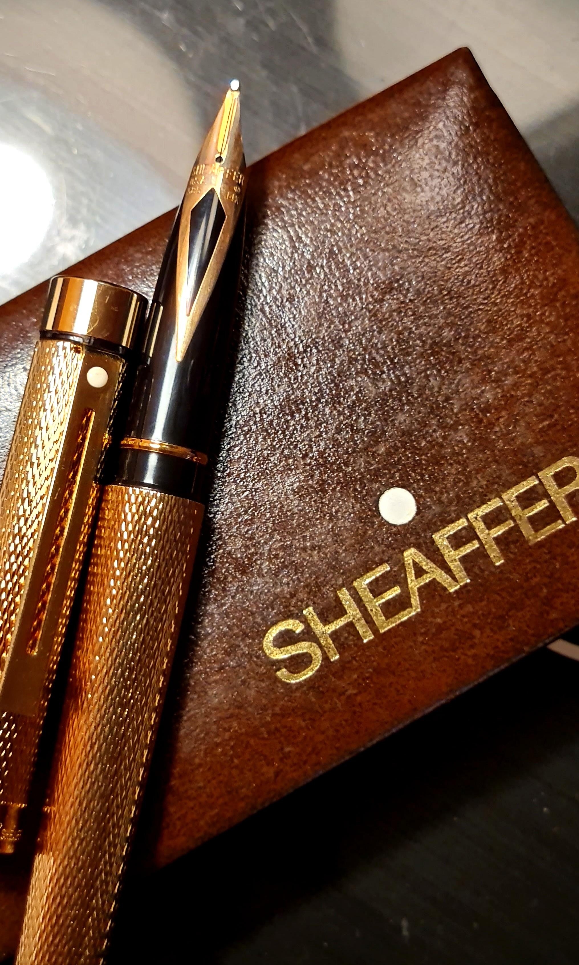 Sheaffer 14K GOLD Fountain Pen 1980s' NEW OLD STOCK Made in USA 🇺🇸 ...