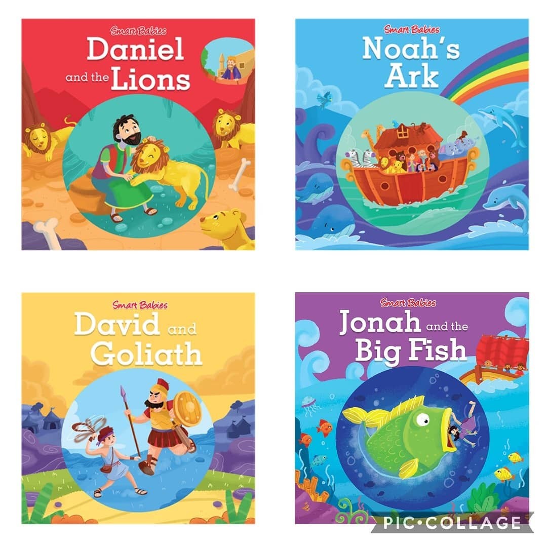 Smart Babies Bible Stories with Lenticular Holographic Jonah Fish ...