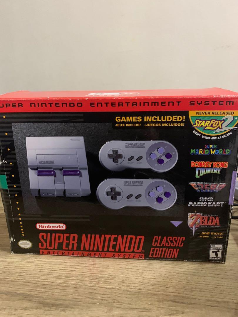 ORIGINAL SNES Classic Mini Nintendo Super NES US version with 200 ...