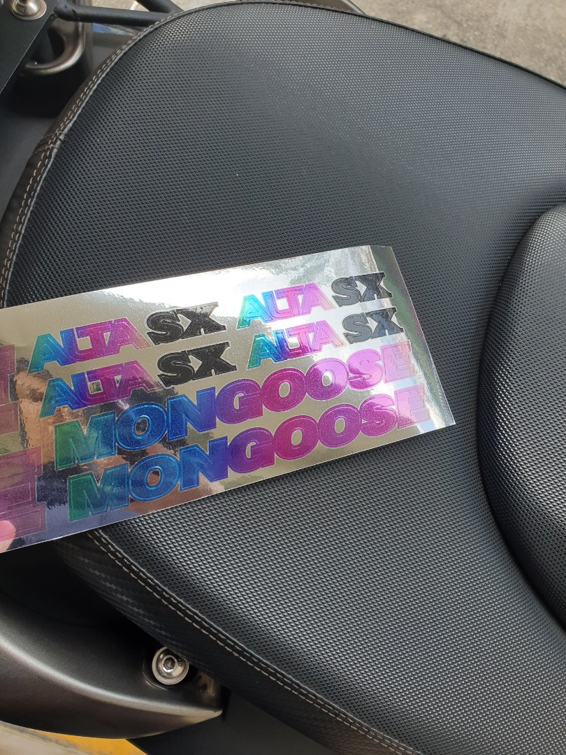 Sticker Labels Sticker Chrome Sticker Decal, Hobbies & Toys, Stationery ...