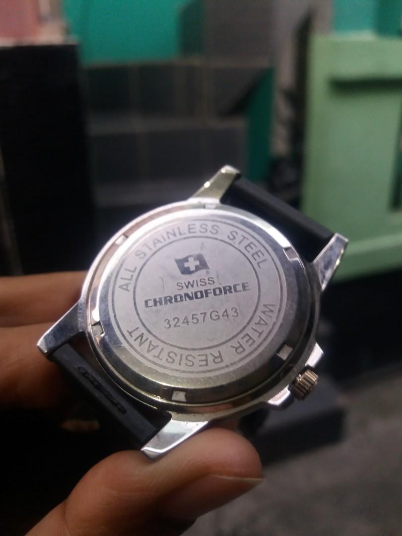 SWISS ARMY CHRONOFORCE ORI, Fesyen Pria, Jam Tangan di Carousell