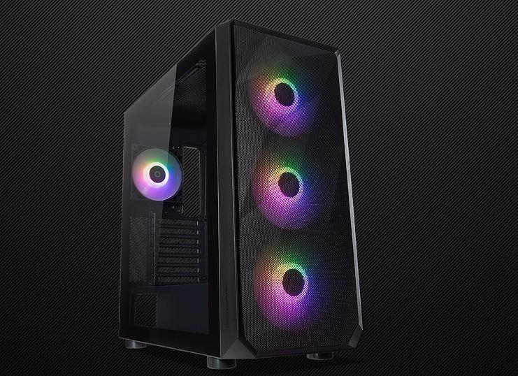 Tecware Forge L Tempered Glass High Airflow ATX case with 3x14cm ...