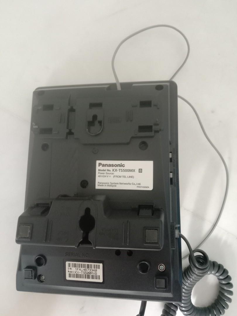 Telephone Panasonic KX TS 500MX, Audio, Other Audio Equipment on Carousell