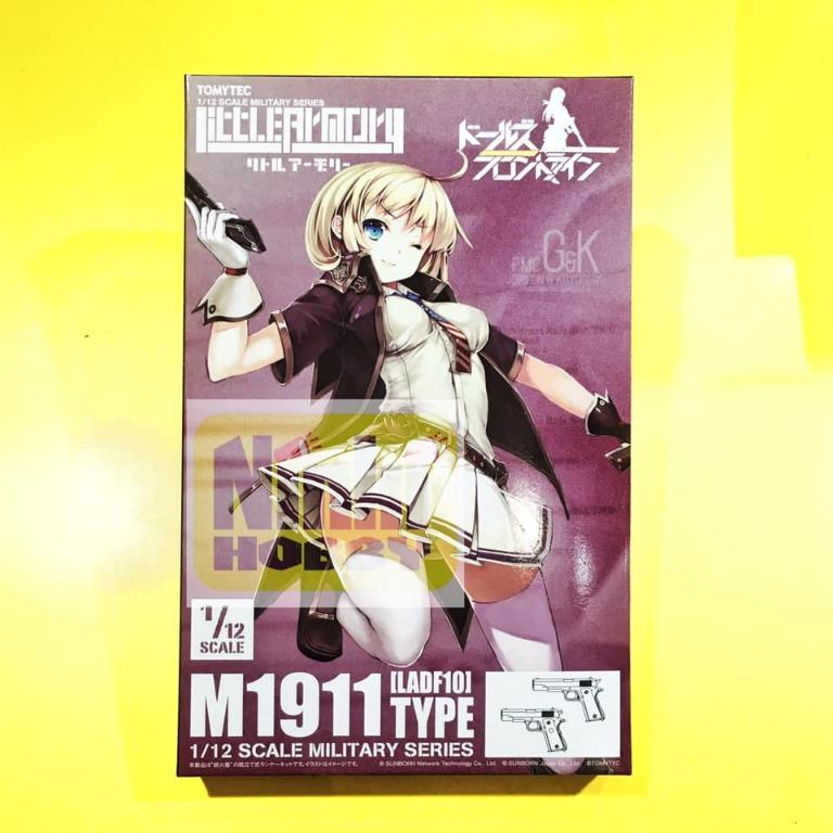 Tomytec 1/12 Military Series Little Armory LADF10 Girls' Frontline M1911 Type 少女前線 全新, 興趣及遊戲, 玩具 ...