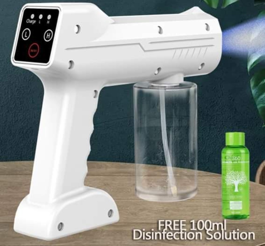 Touch Screen Wireless Nano Disinfectant Spray Gun Misting machine ...