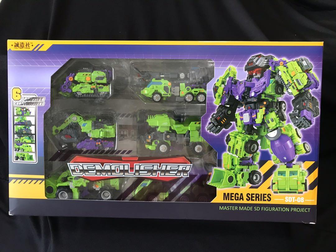 [In Hand] Transformers Mastermade Master Made SDT-08 SDT08 Demolisher ...