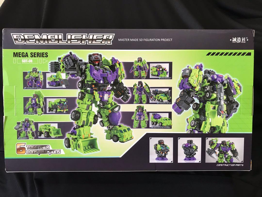 [In Hand] Transformers Mastermade Master Made SDT-08 SDT08 Demolisher ...