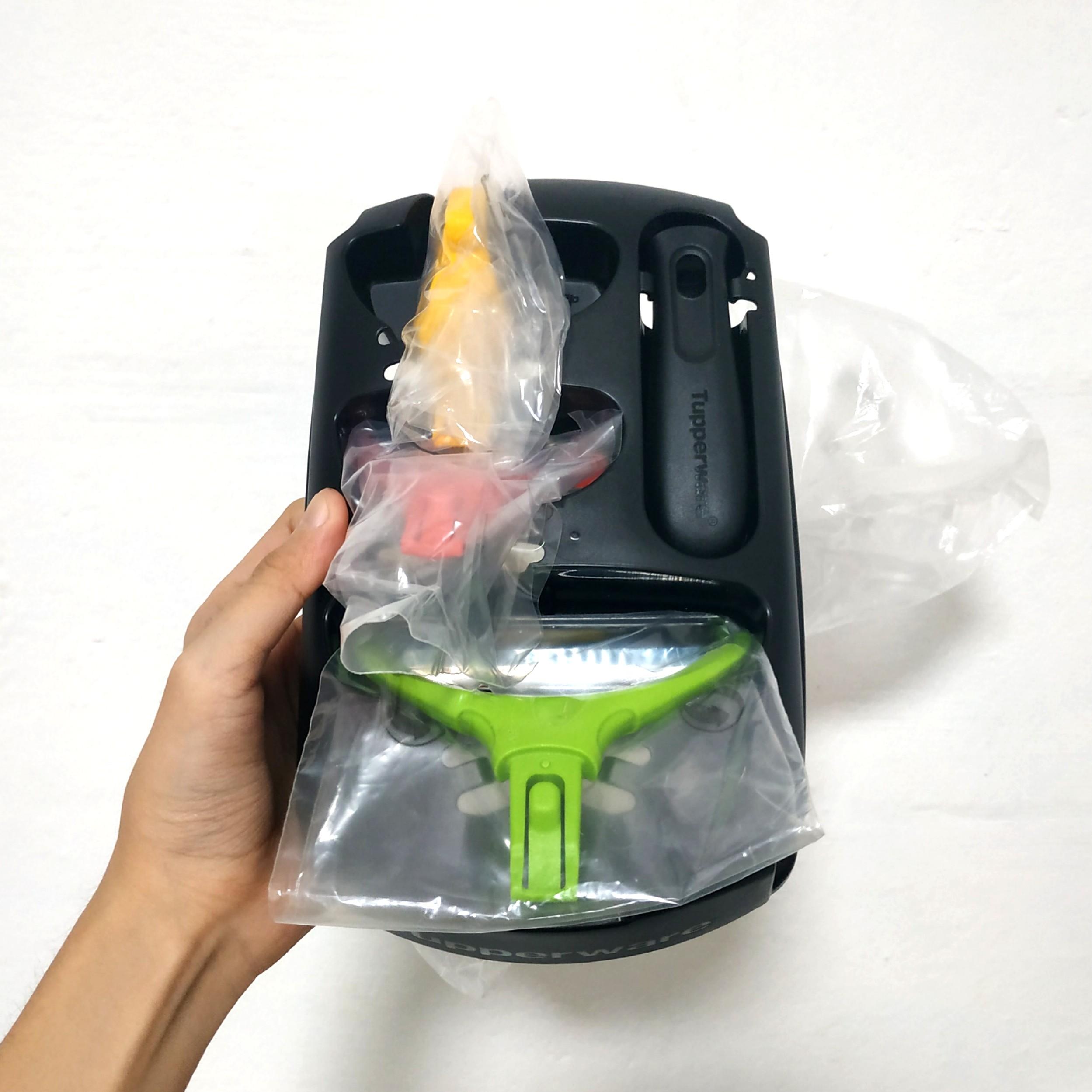 Tupperware Click Series Stainless Steel Peeler Shredder Cutter Knife ...