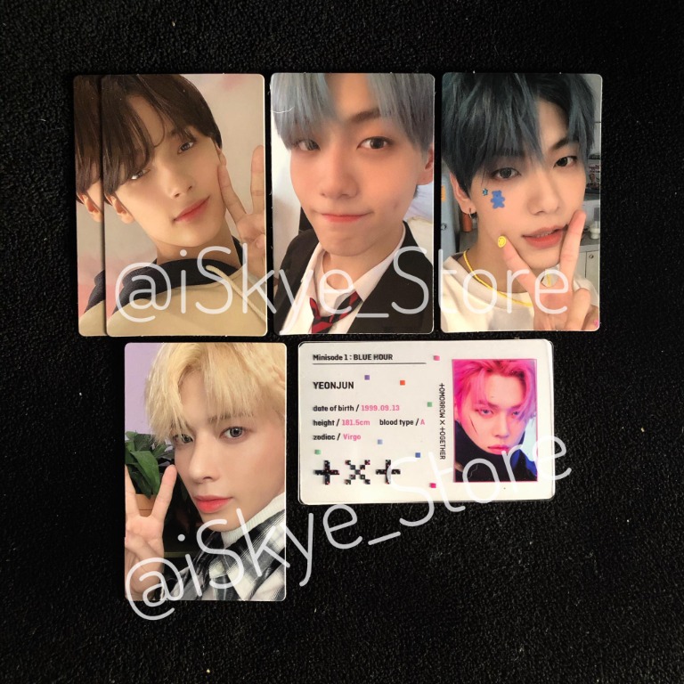 TXT - minisode1 : Blue Hour album - R, AR, VR version - Photocard / PC ...