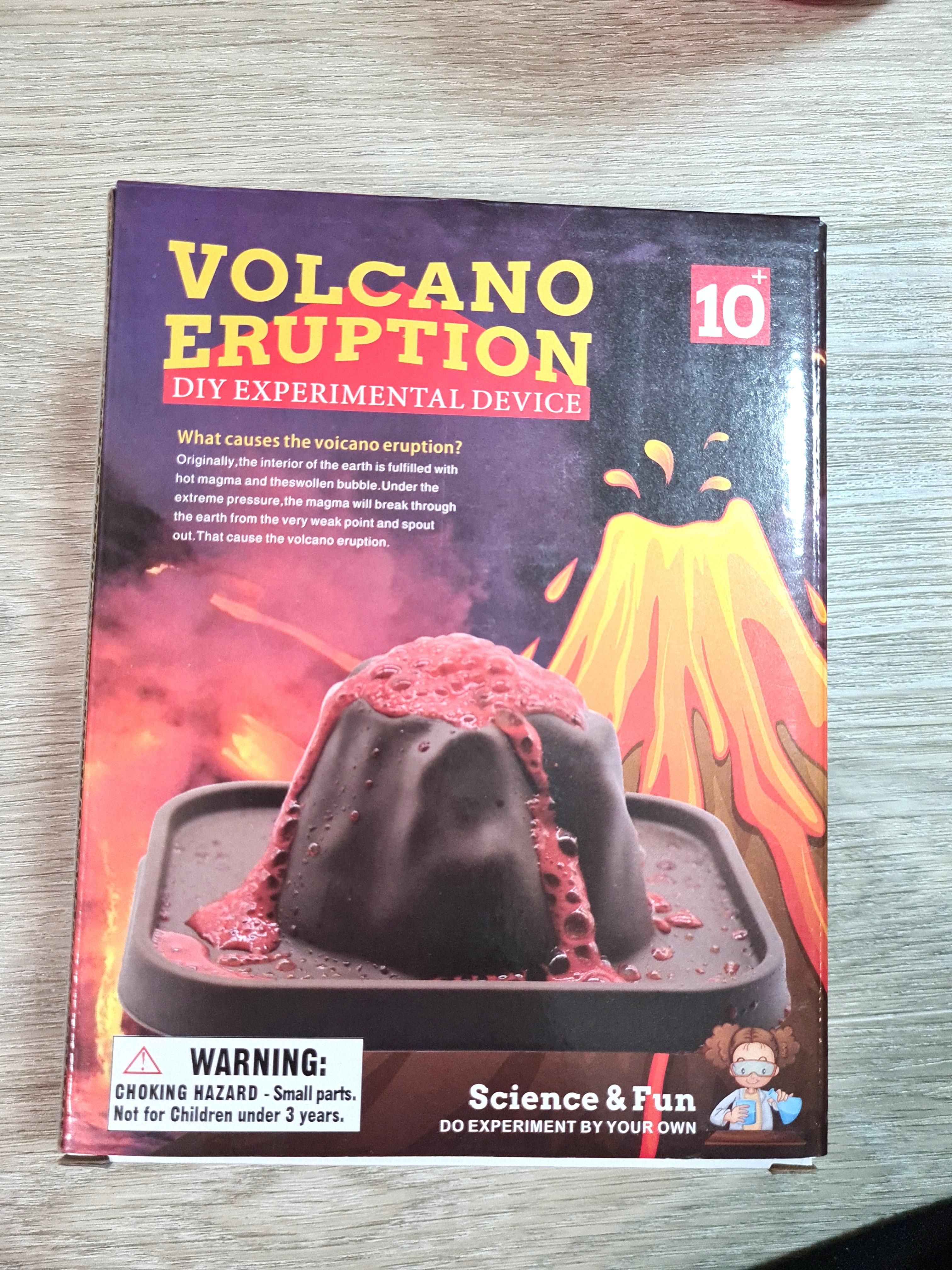 Volcano Eruption Toy Kit Educational, Hobbies & Toys, Toys & Games on ...