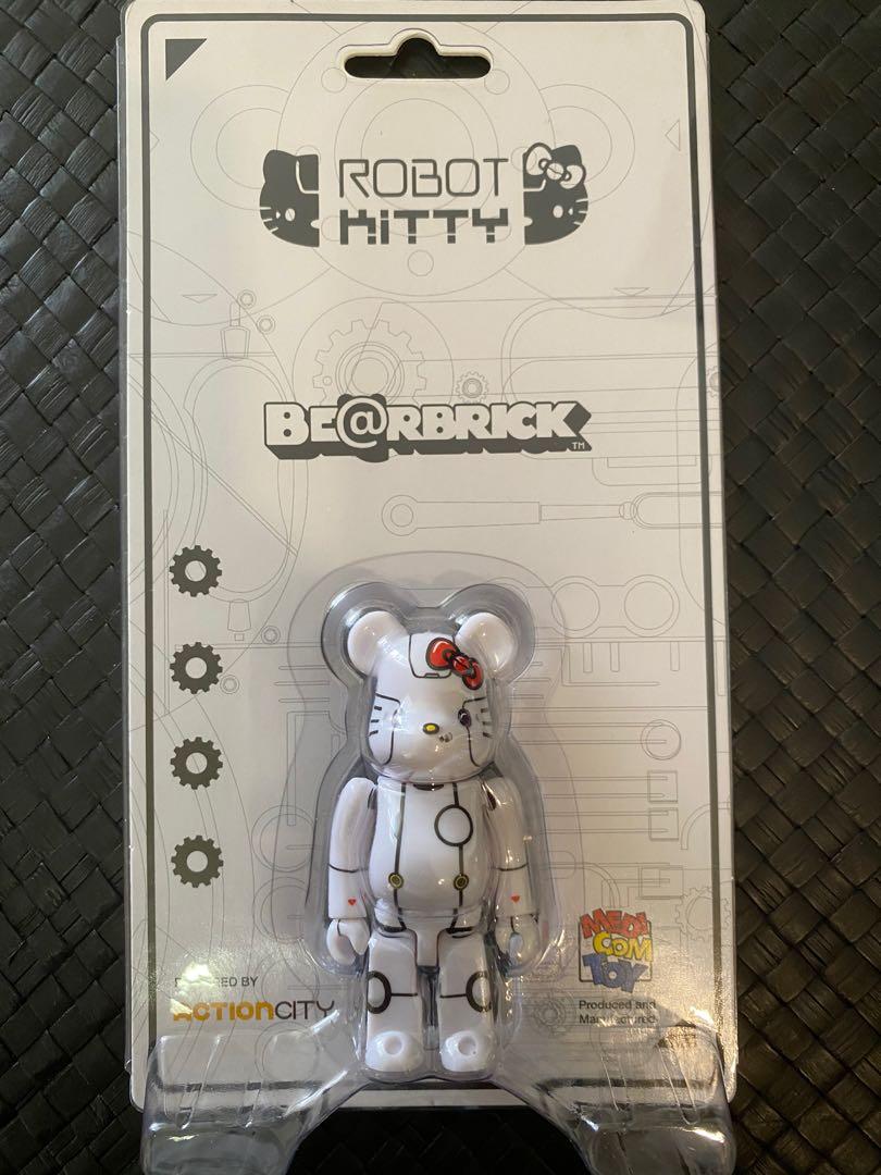 100% Bearbrick Robot Kitty, Hobbies & Toys, Toys & Games on Carousell