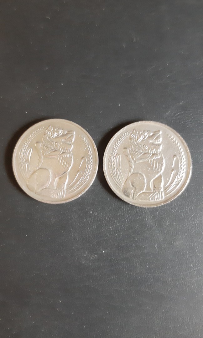 1972 Singapore Rare $1 Merlion Large Coins, Women's Fashion, Jewelry ...
