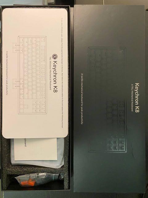 1 DAY OLD Keychron K8 Keyboard (Brown switches), Computers & Tech ...