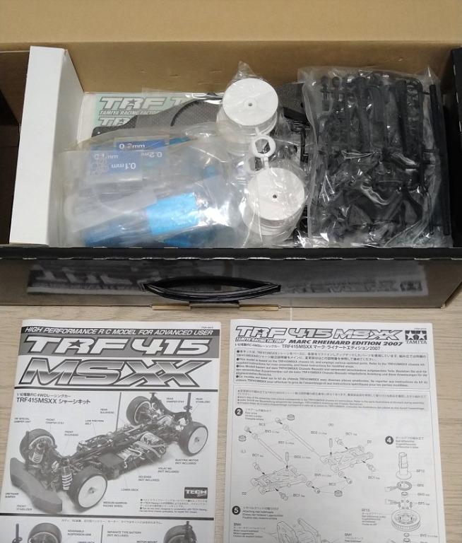 全新 Tamiya 懷舊 1/10 42104 TRF415 MSXX Marc Rheinard Edition 2007, 興趣及遊戲, 玩具 & 遊戲類 - Carousell