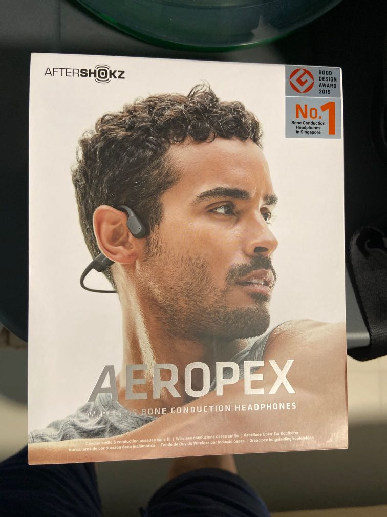 Aeropex Aftershokz Bone Conduction Headphones, Audio, Headphones ...