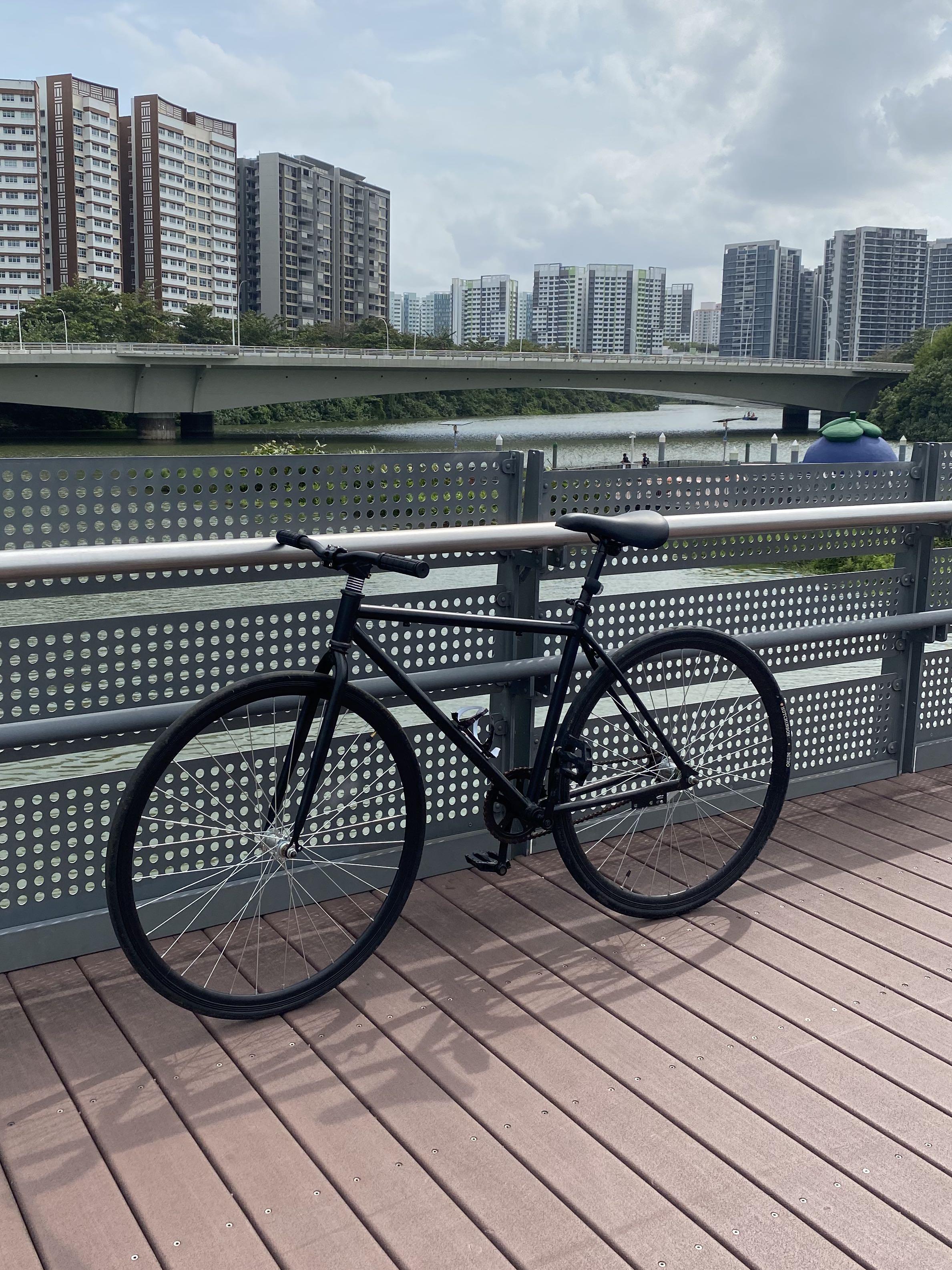 Aesthetic Black Fixie, Sports Equipment, Bicycles & Parts, Bicycles on ...