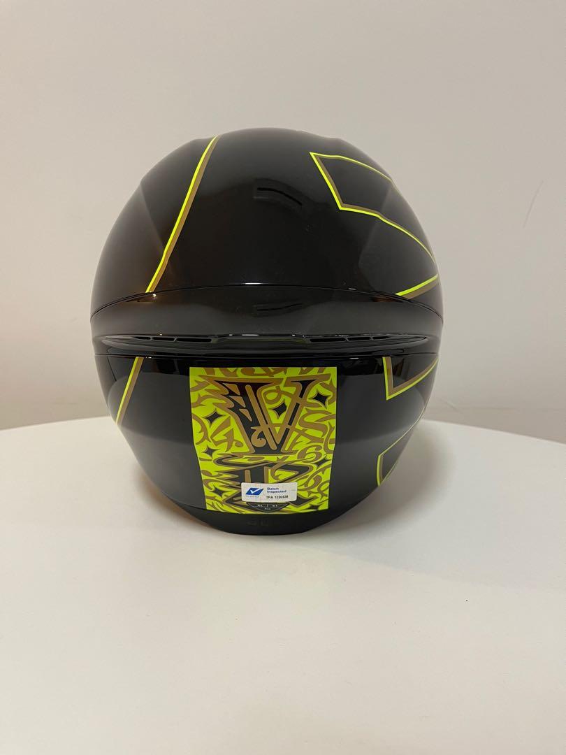 AGV K-1 VR46 Sun/Moon Helmet (Size XL), Motorcycles, Motorcycle Apparel ...