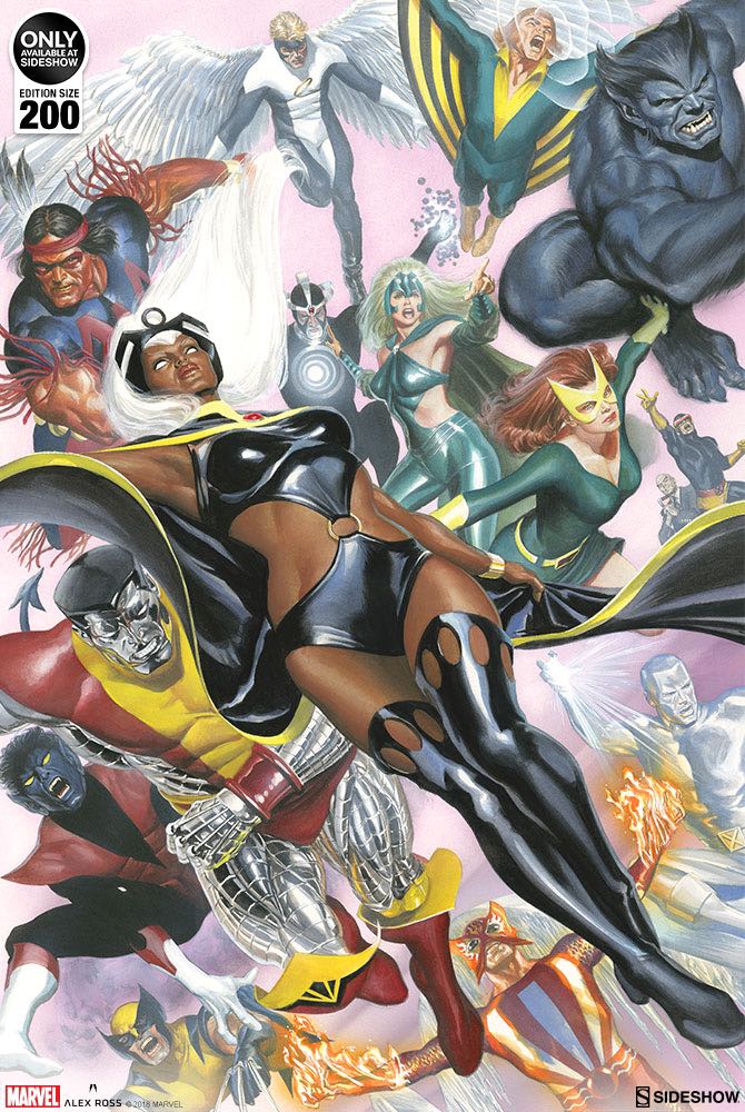 Alex Ross uncanny x men lithograph, Hobbies & Toys, Stationery & Craft ...
