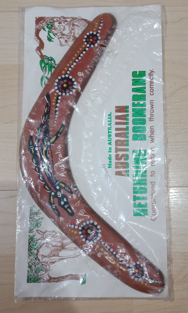 Australia Boomerang Souvenir, Hobbies & Toys, Collectibles ...