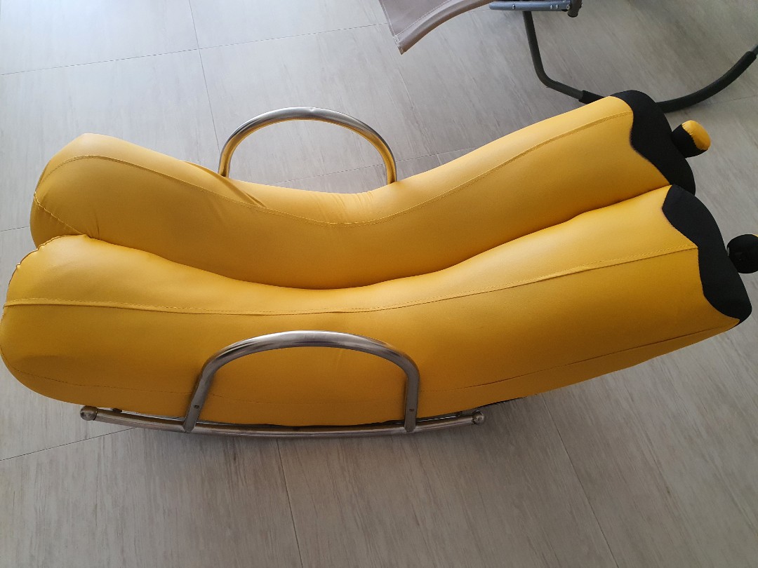 Banana looking rocking chair, Furniture & Home Living, Furniture ...