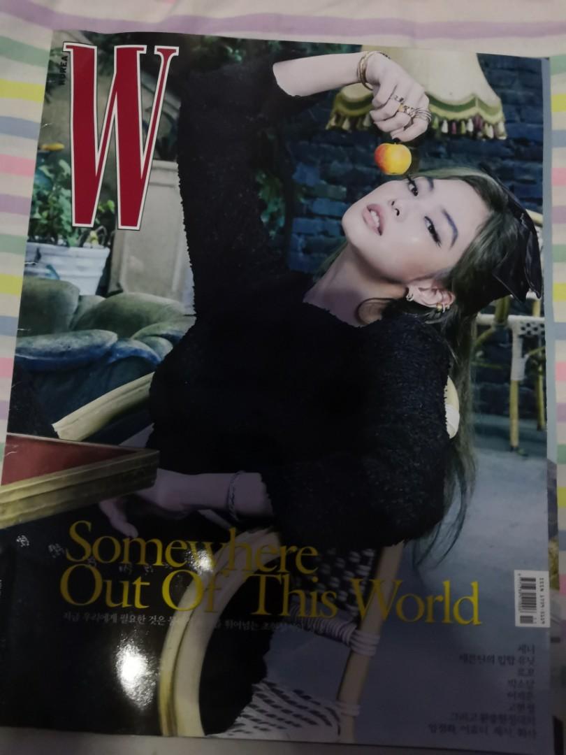 Blackpink Jennie Kim W magazine cover, Everything Else, Others on Carousell