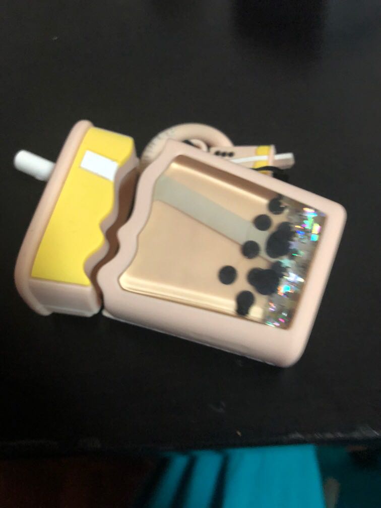 Bubble tea AirPod case, Mobile Phones & Gadgets, Mobile & Gadget ...