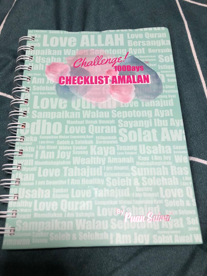 Checklist Amalan, Hobbies & Toys, Books & Magazines, Fiction & Non ...