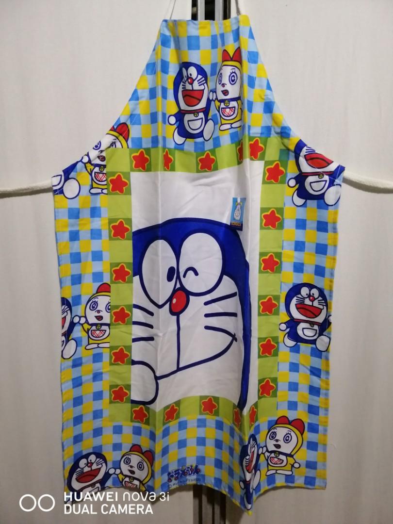 Doraemon Apron, Women's Fashion, Coats, Jackets and Outerwear on Carousell