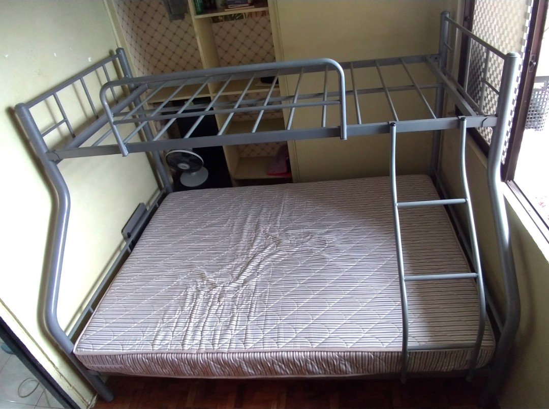 Double deck (FRAME ONLY), Furniture & Home Living, Furniture, Bed ...