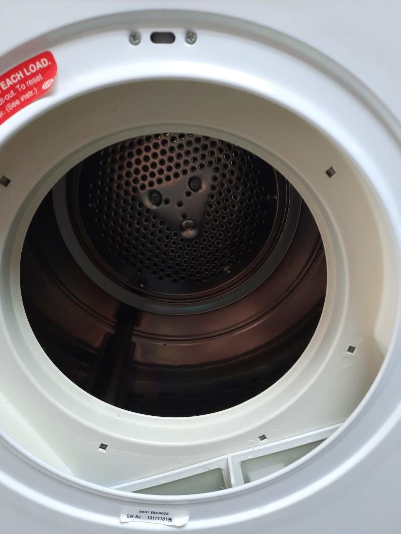 Elba 6kg dryer EDB602S warranty 1 months, TV & Home Appliances, Washing ...
