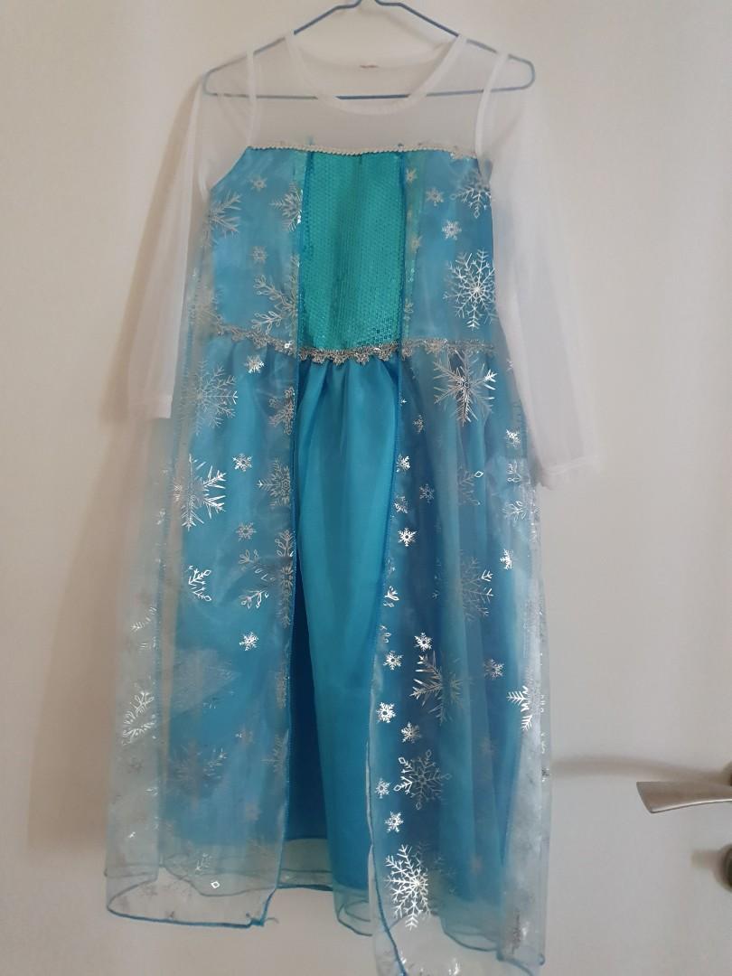 Elsa dress (80cm shoulder to end), Babies & Kids, Babies & Kids Fashion ...