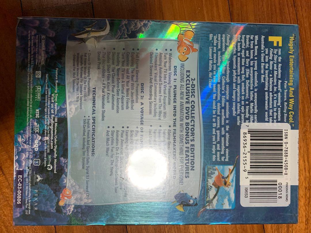 Finding Nemo DVD Code 1, Tickets & Vouchers, Event Tickets on Carousell