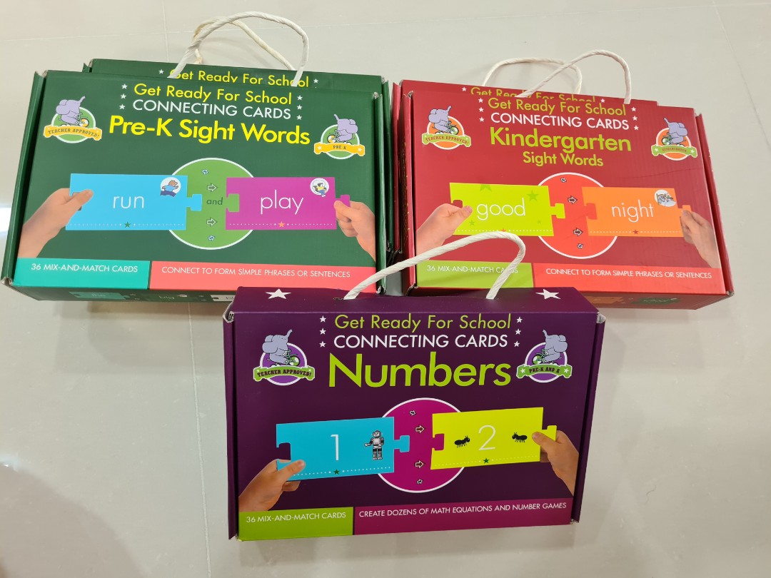 Sight words/Flash card/connecting card, Hobbies & Toys, Books ...