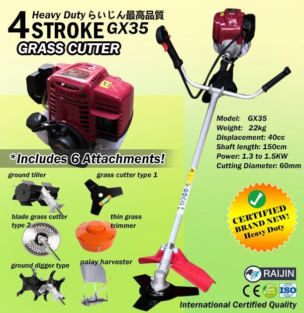Grass Cutter BNEW Heavy Duty Japan Design with 6 Attachments ...
