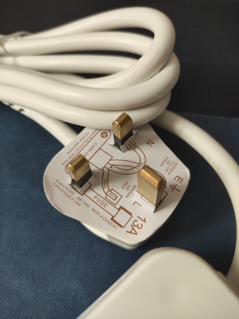 IKEA 4 Way Extension Safety Power Socket 1.5 Meter, TV & Home ...