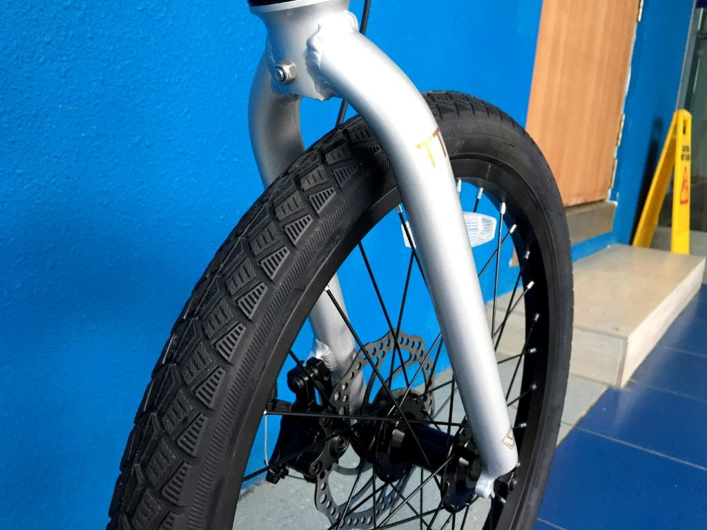 Java TT-SL Lightest Entry Level folding Bike Upgraded Thick Alloy Fork ...