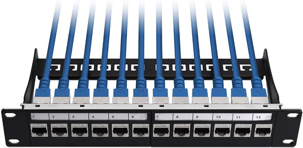 kwmobile CAT6A Network Cable Coupler (Pack of 6) - CAT6A Shielded ...